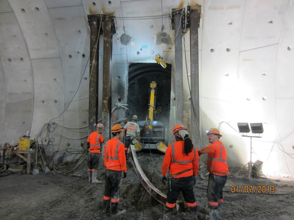 Construction of Tunnel Cross Passage #5 | Gallery