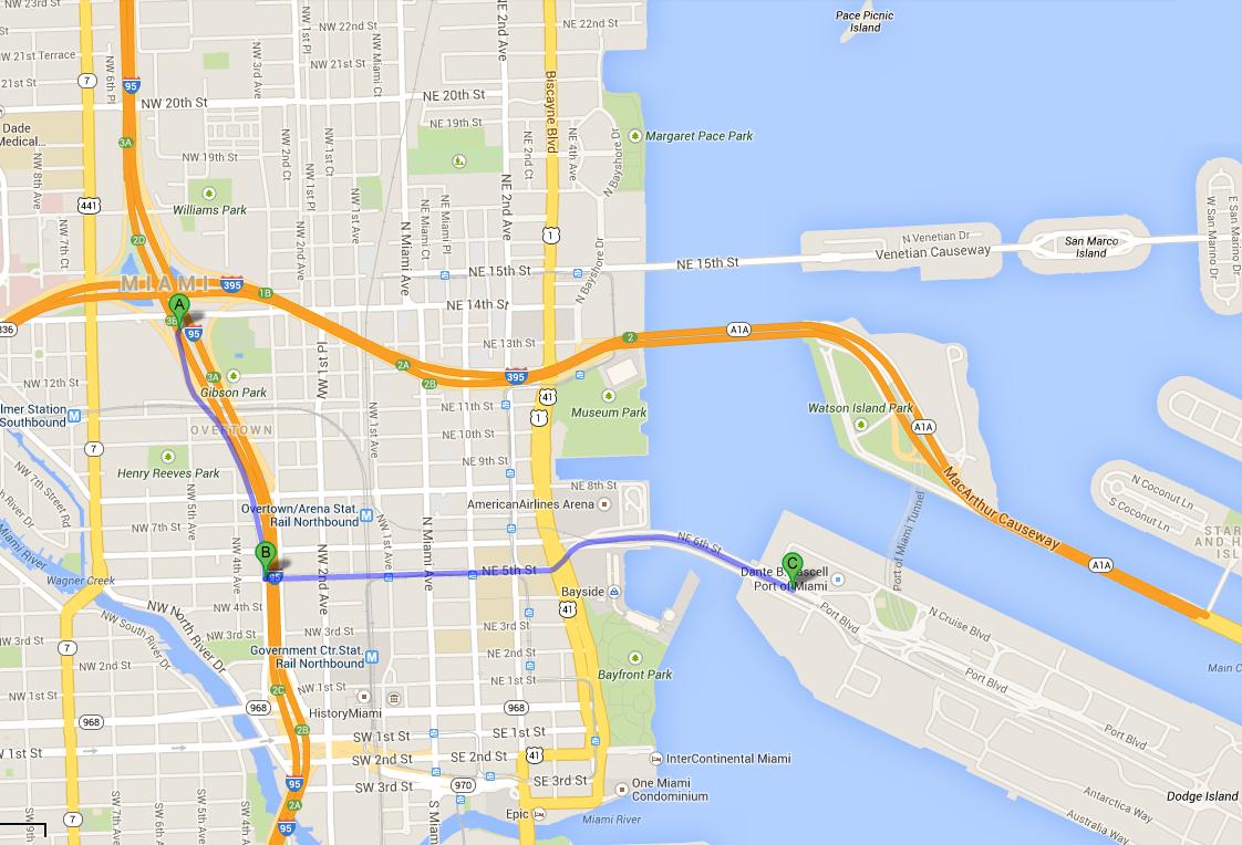 Alternate Routes | Port Miami Tunnel Alternate Routes
